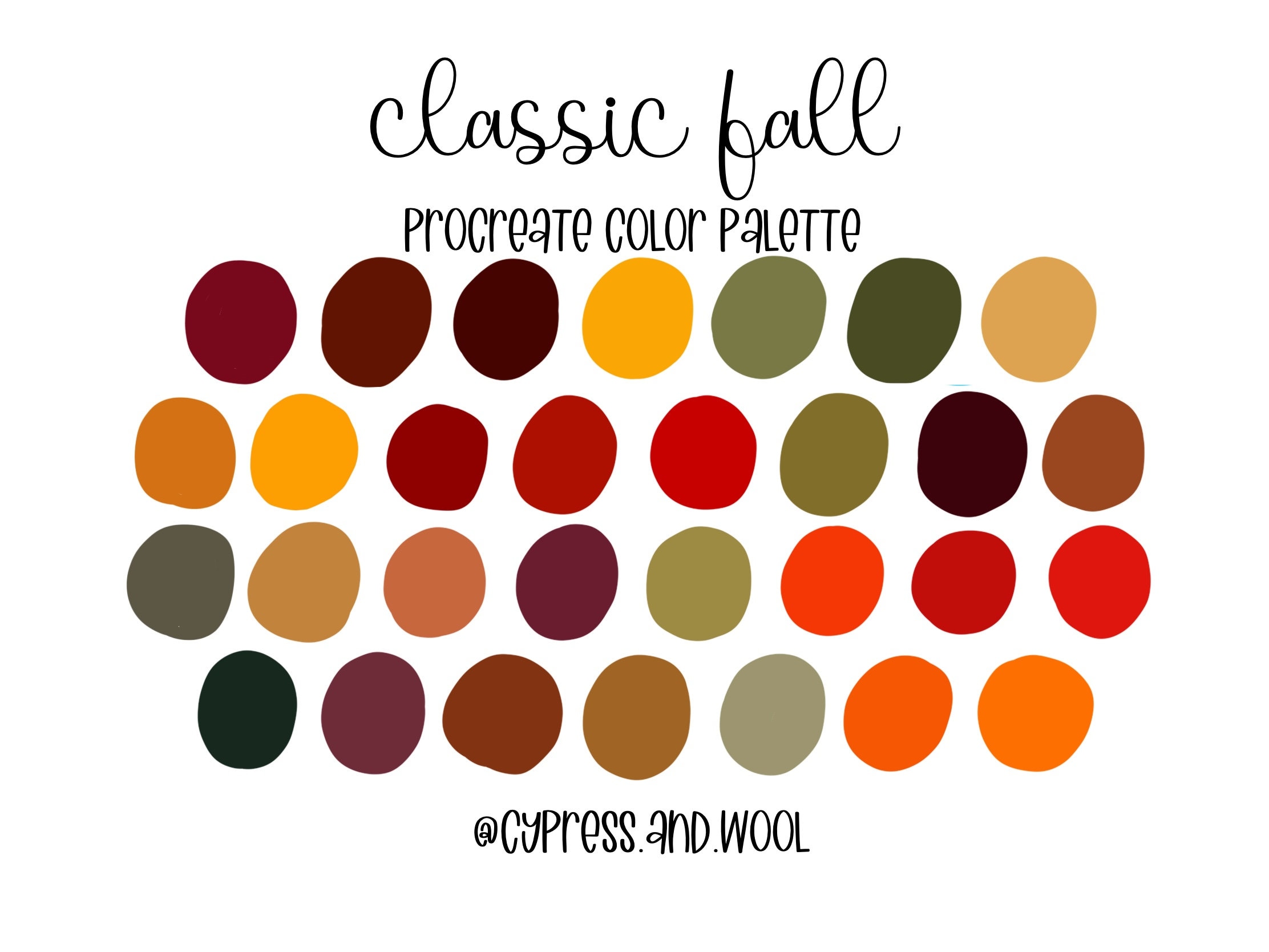 Classic Color Palette Procreate Swatches | ubicaciondepersonas.cdmx.gob.mx Classic Color Palette Procreate Swatches | ubicaciondepersonas.cdmx.gob.mx