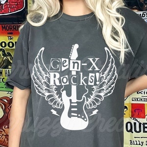 Gen X Rocks SVG| Gen X SVG| Generation X SVG| Rock Music Svg| 80's Svg ...