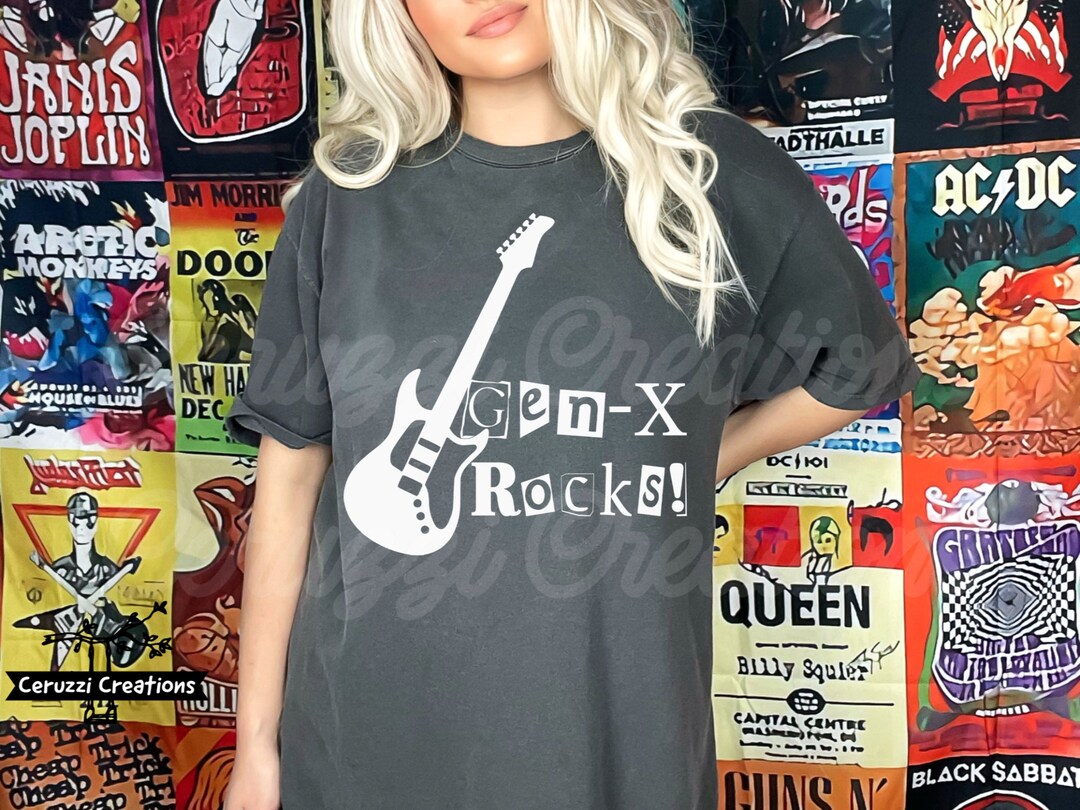 Gen X Rocks SVG Gen X SVG Generation X SVG Rock Music Svg - Etsy Australia