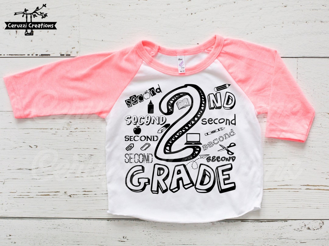 2nd Grade Typography SVG| Second Grade Typography SVG| 2nd Grade SVG ...