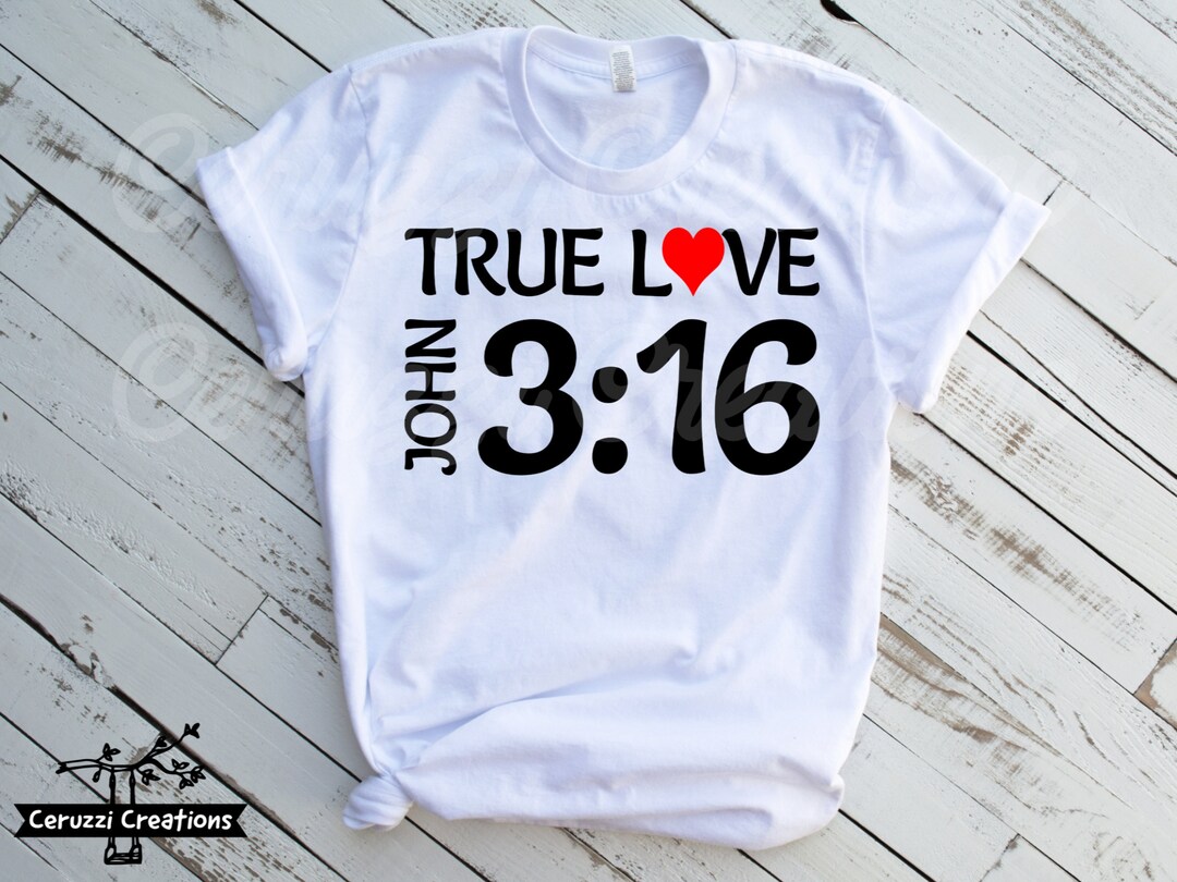 John 3:16 SVG| True Love SVG| Religious SVG| Bible Verse Svg| Scripture ...
