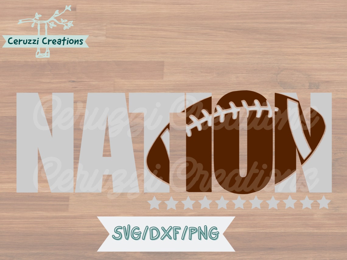 Mascot Nation SVG Team Nation SVG Football SVG Custom - Etsy