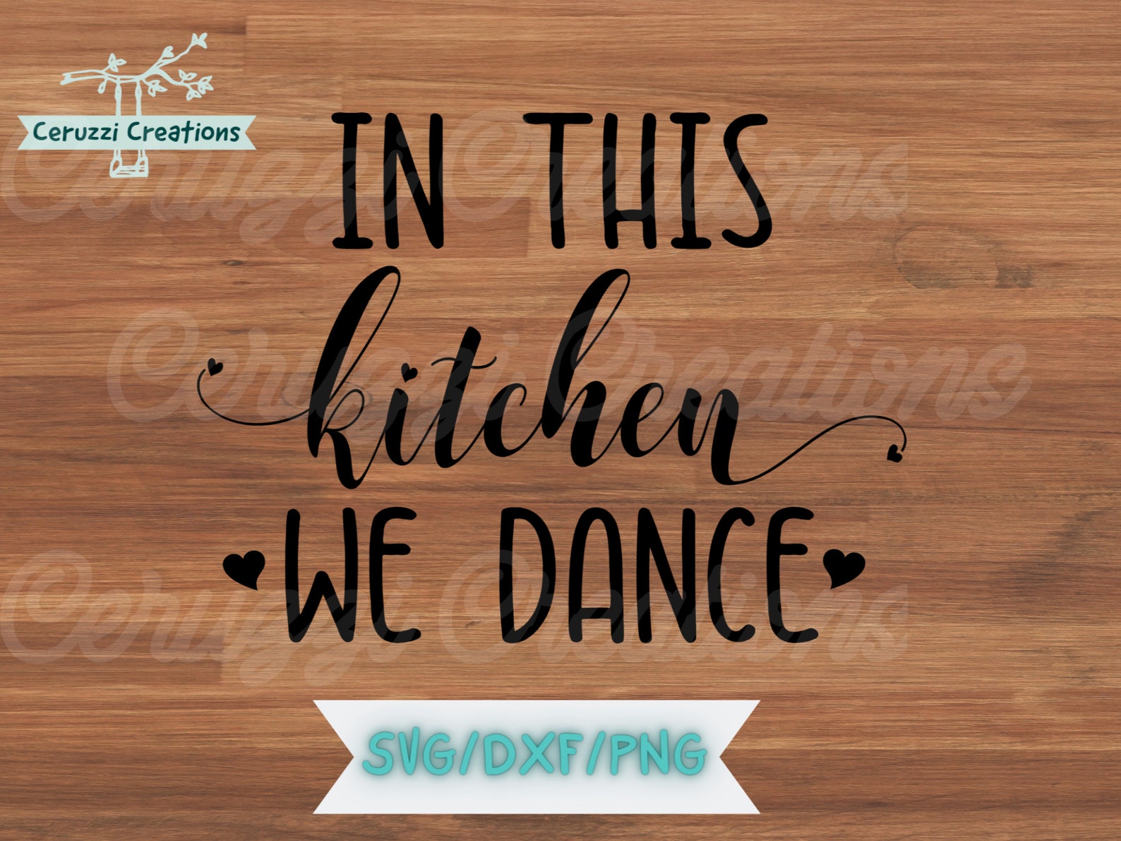 In This Kitchen We Dance SVG Kitchen SVG Kitchen Sign SVG - Etsy