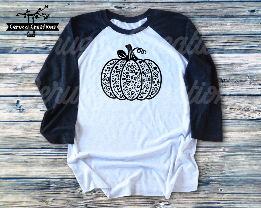 Leopard Pumpkin SVG| Fall SVG| Autumn SVG| Pumpkin Shirt Svg| Pumpkin ...