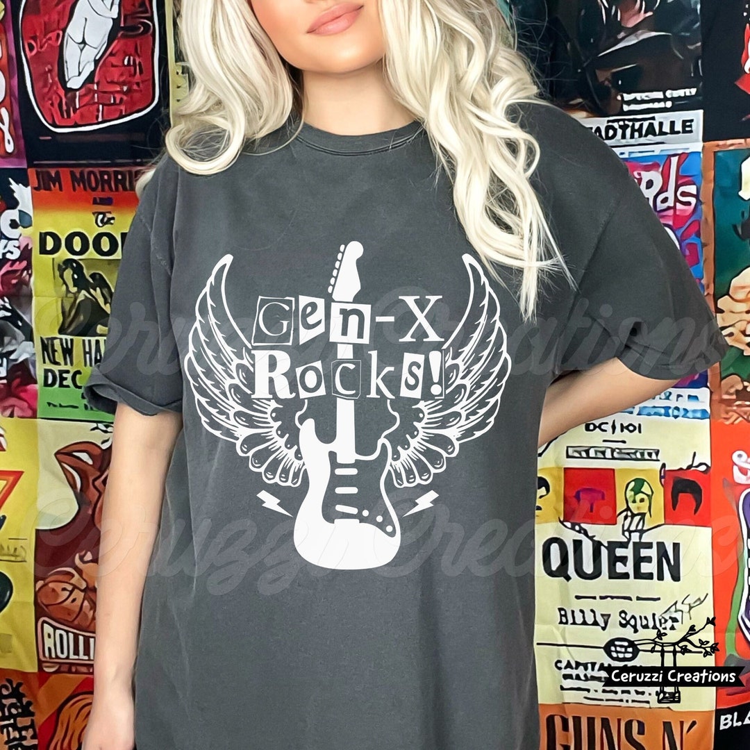 Gen X Rocks SVG| Gen X SVG| Generation X SVG| Rock Music Svg| 80's Svg ...