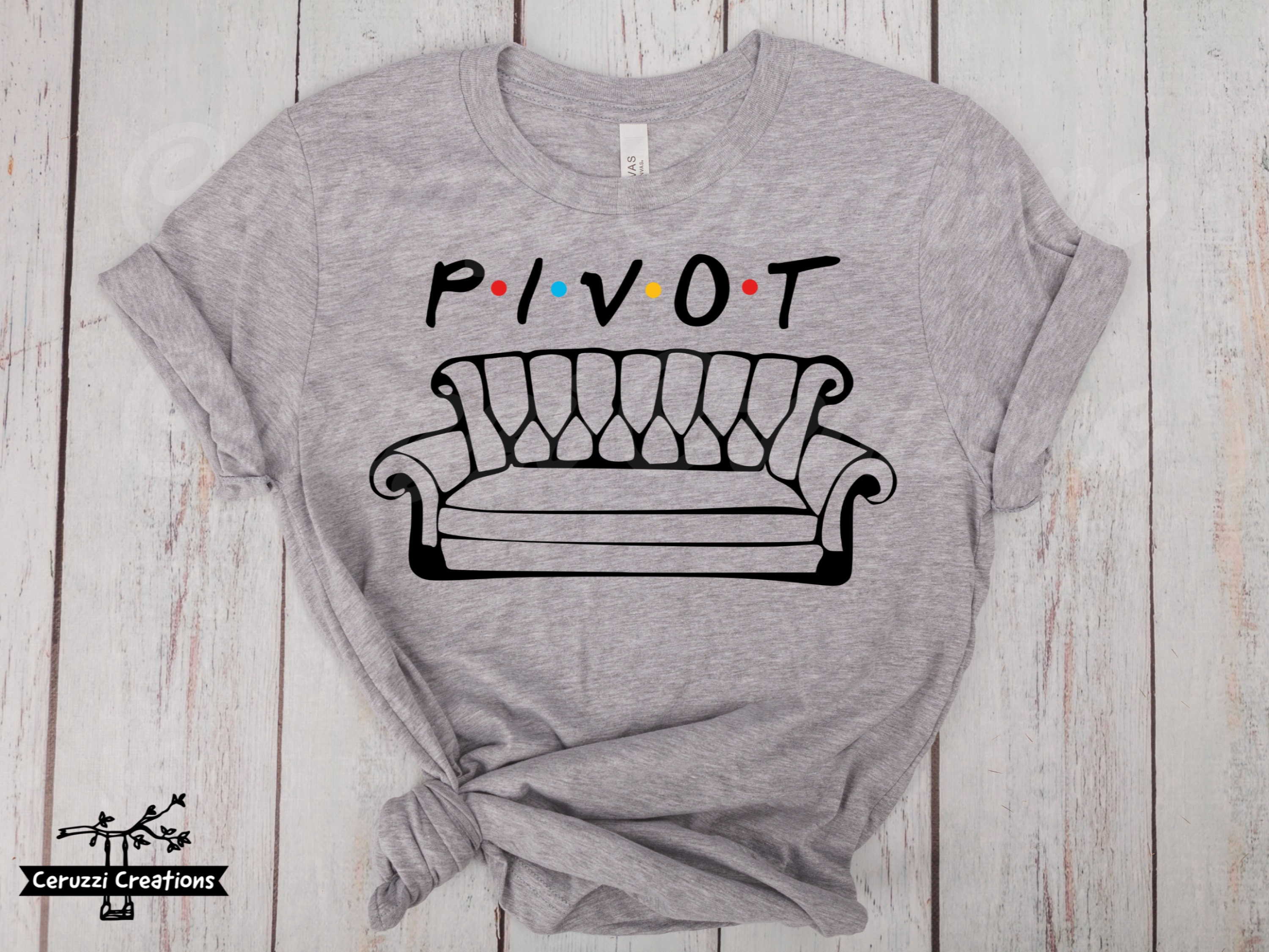 Pivot SVG| Pivot Couch SVG| 2 Designs| Couch SVG| Friends Svg| Pivot ...