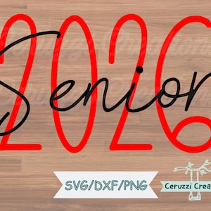 Senior 2026 SVG| Senior 2026 Shirt SVG| Class of 2026 SVG| Class of ...