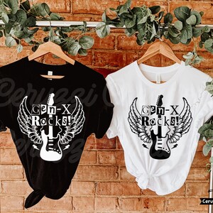 Gen X Rocks SVG| Gen X SVG| Generation X SVG| Rock Music Svg| 80's Svg ...