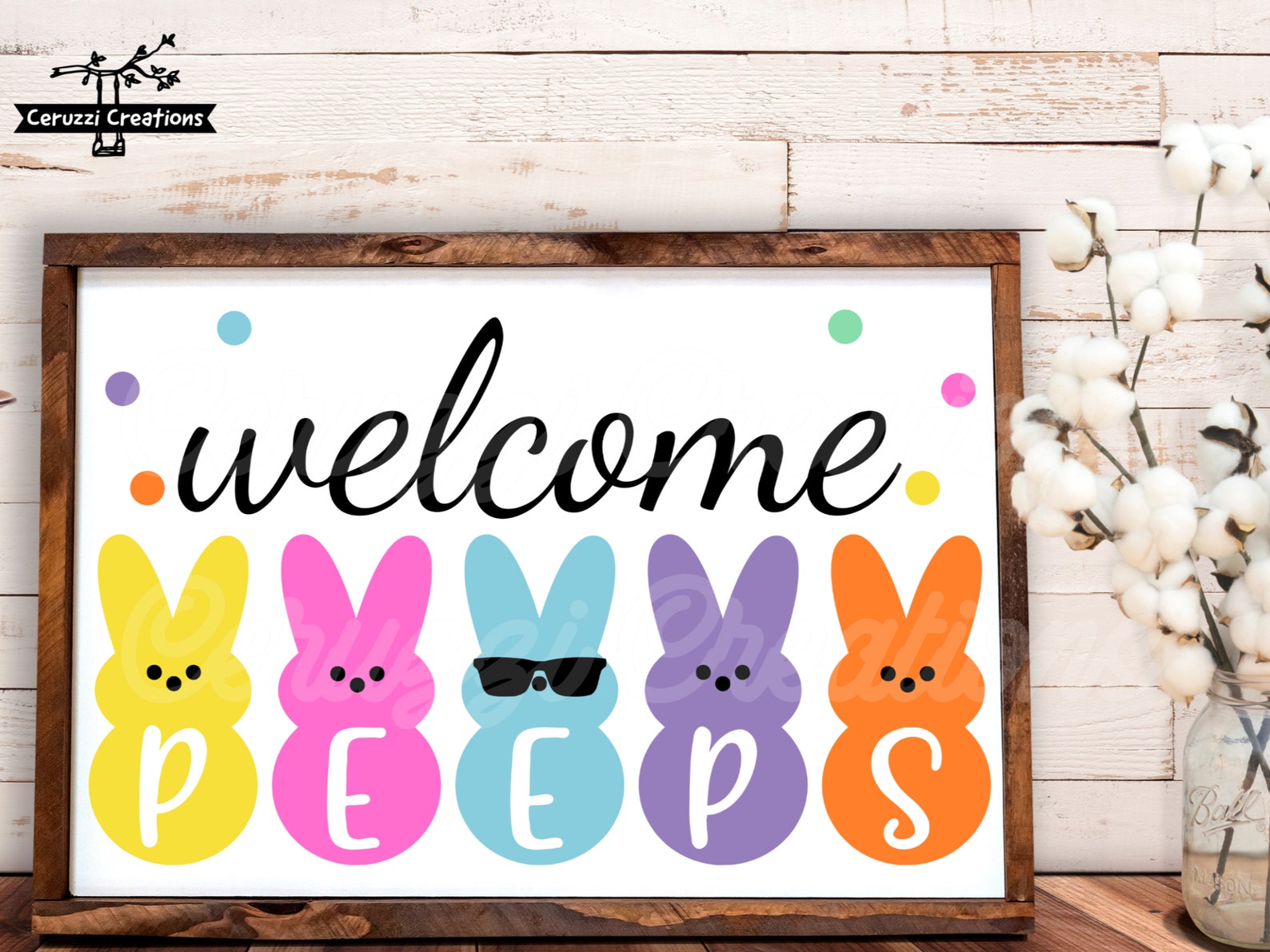 Welcome Peeps SVG| Welcome Peeps Sign SVG| Easter SVG| Easter Sign Svg ...