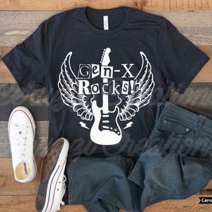 Gen X Rocks SVG| Gen X SVG| Generation X SVG| Rock Music Svg| 80's Svg ...