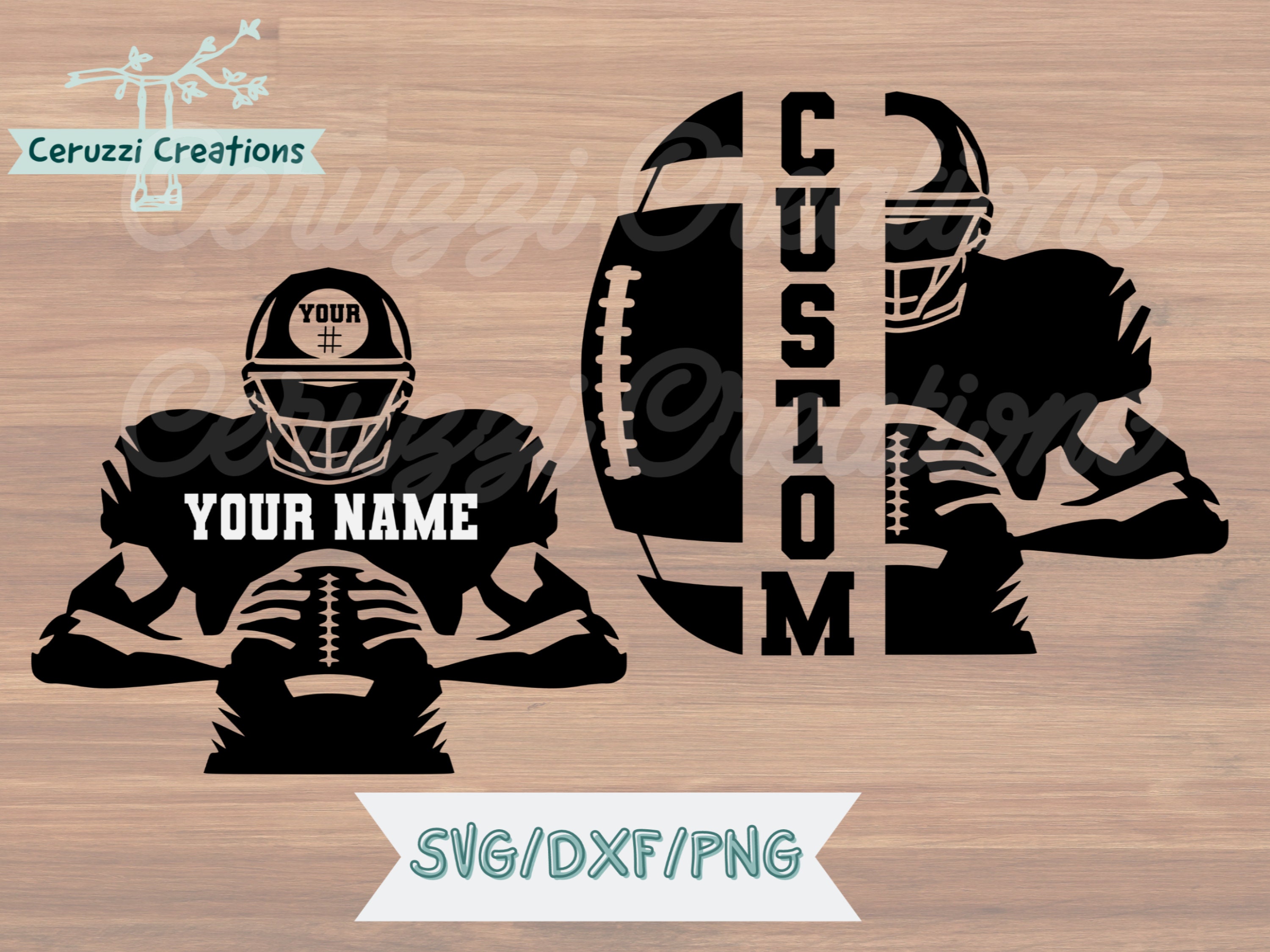 Football Bundle SVG Football Player SVG Football SVG Custom - Etsy