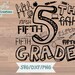 5th Grade Typography SVG Fifth Grade Typography SVG 5th Grade SVG Fifth ...