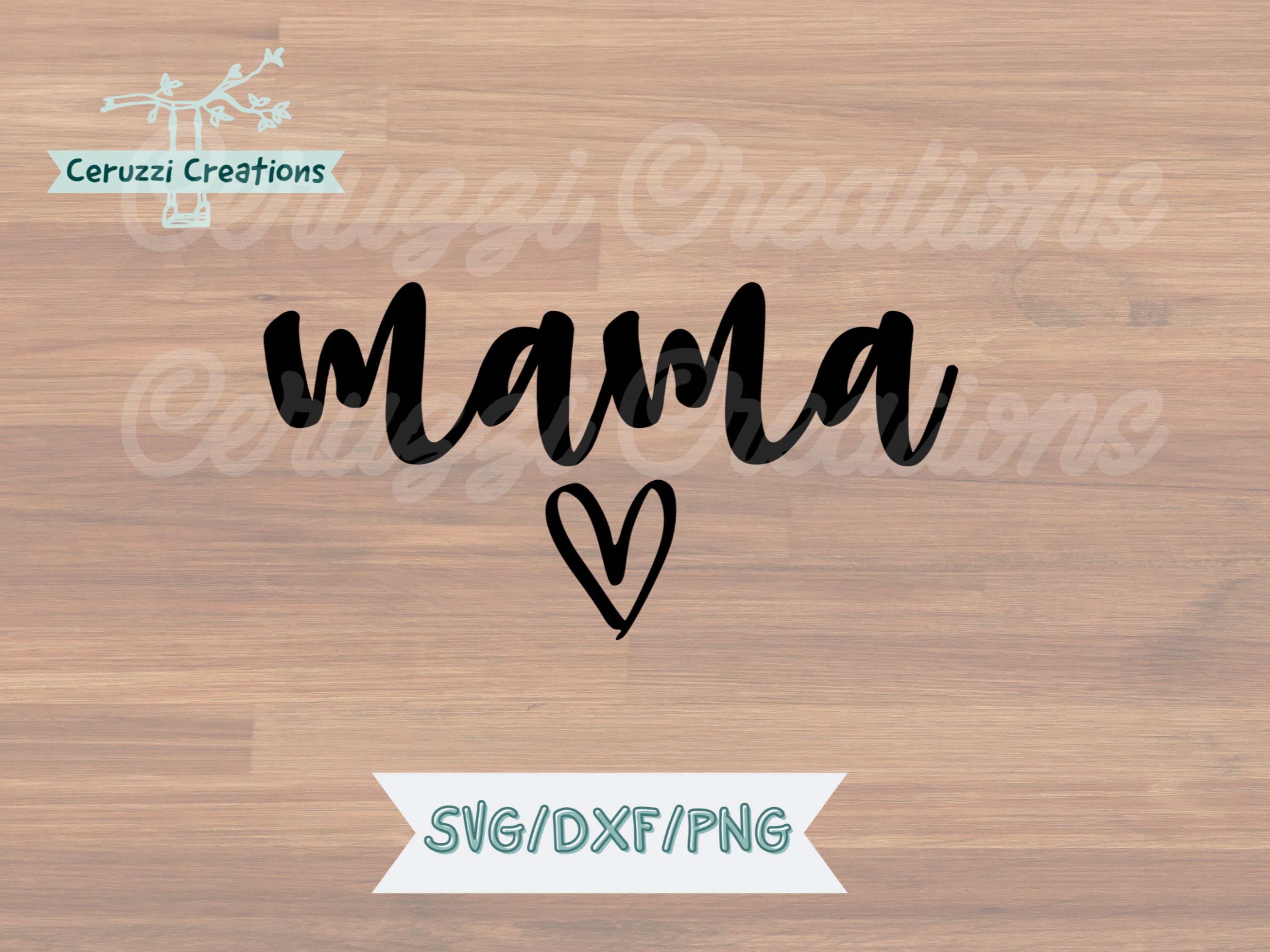 Mama SVG Mama Heart SVG Mama Shirt SVG Mother's Day - Etsy
