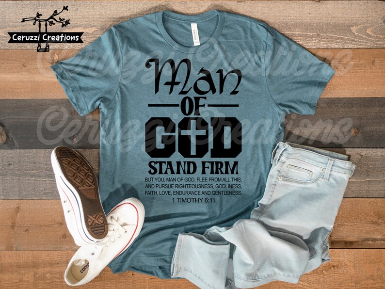 Man of God SVG| 1 Timothy 6:11 SVG| Stand Firm SVG| Bible Verse Svg ...
