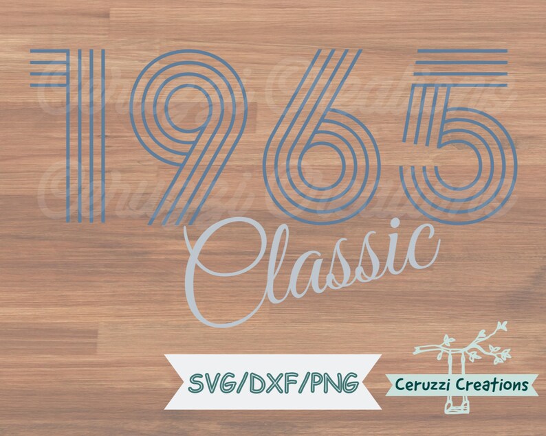 1965 Classic SVG| 60th Birthday SVG| 60 Years Old SVG| Birthday Svg ...