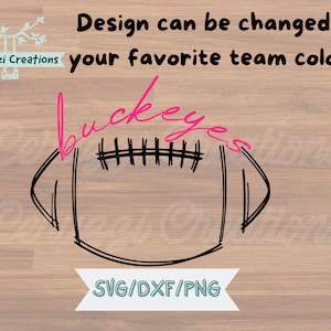 Buckeyes Sketch Football SVG| Buckeyes SVG| Buckeyes Football SVG ...