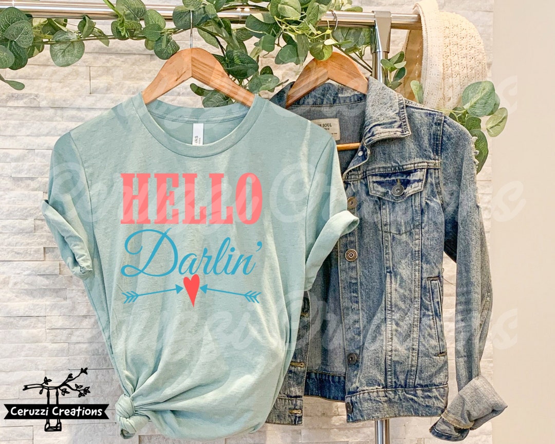 Hello Darlin' SVG| Hello Darling SVG| Country Song SVG| Country Svg| Western Svg| Country Lyrics ...