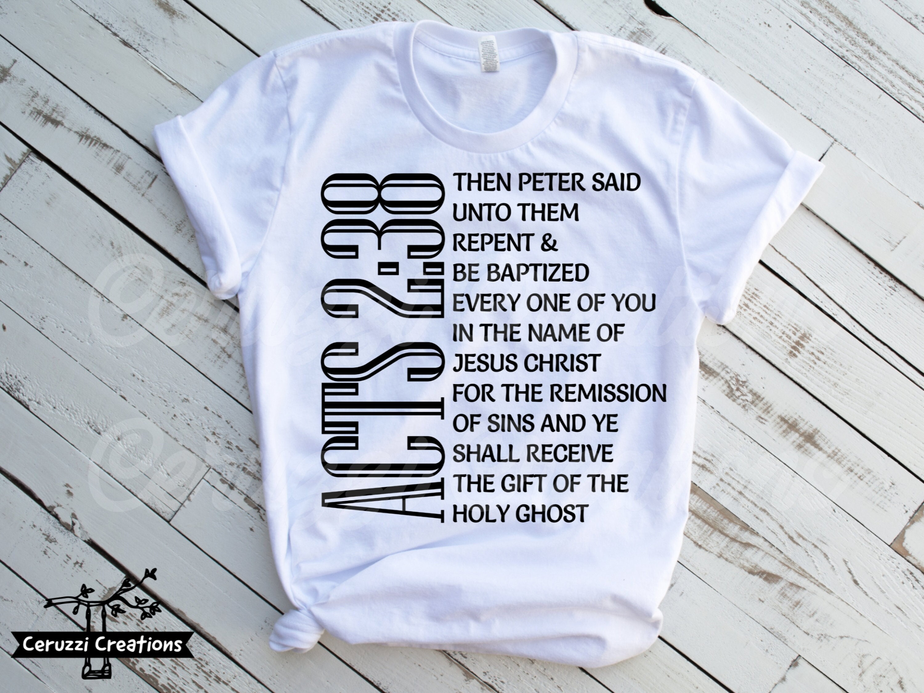 Acts 2:38 SVG Scripture SVG Religious SVG Bible Verse Svg - Etsy UK