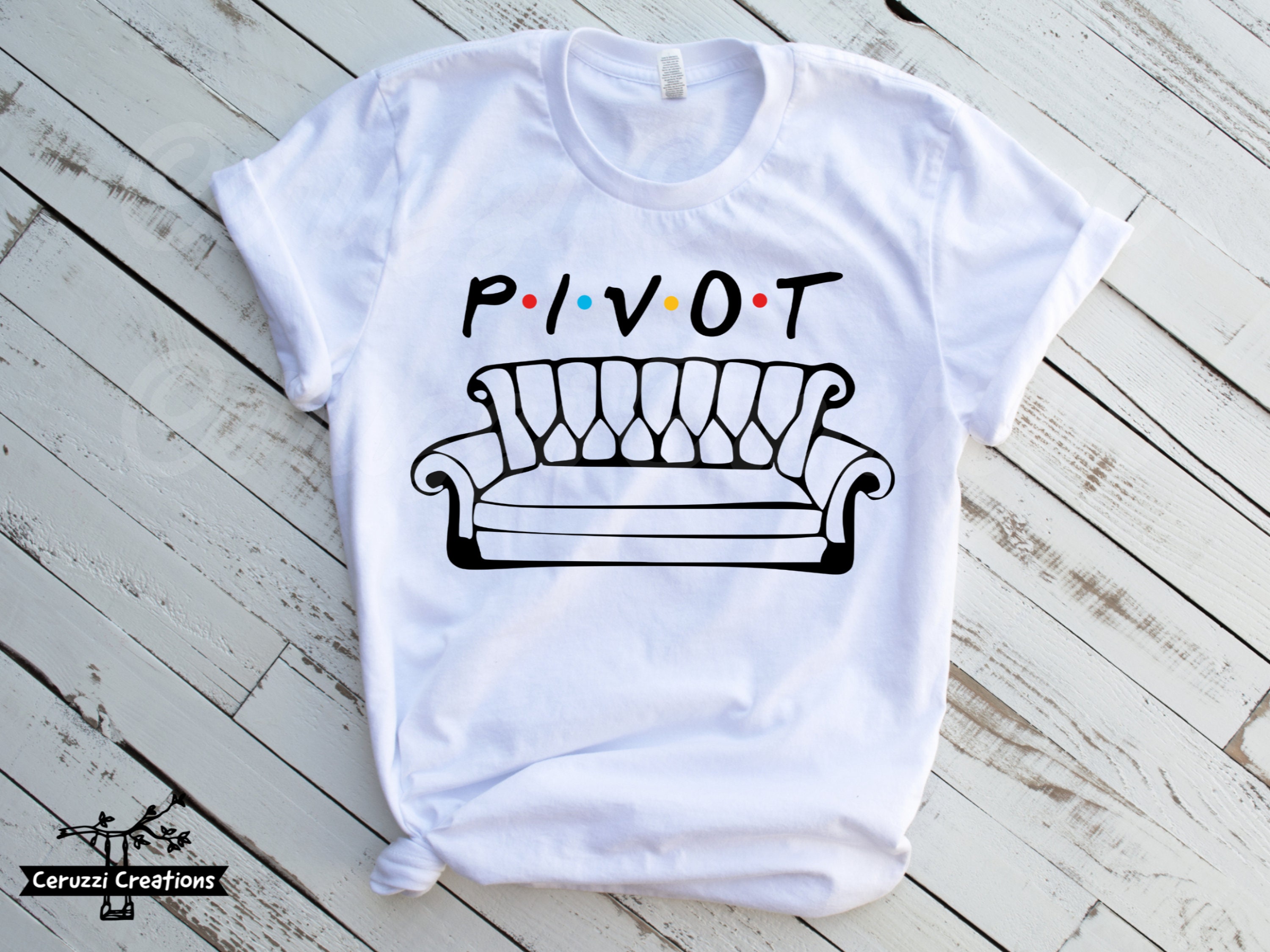 Pivot SVG| Pivot Couch SVG| 2 Designs| Couch SVG| Friends Svg| Pivot ...