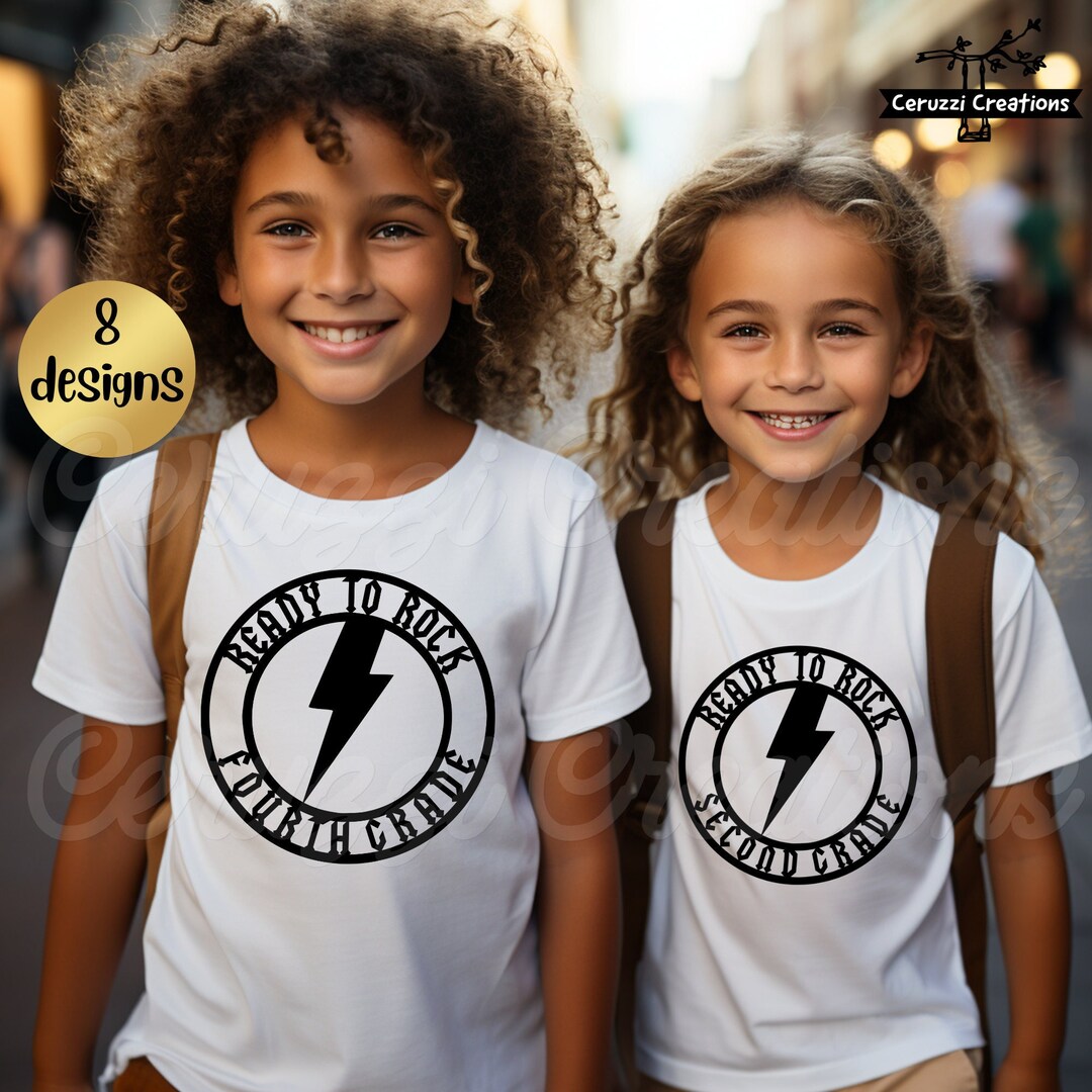 Ready to Rock Back to School SVG Bundle| 8 Designs| Back to School SVG ...