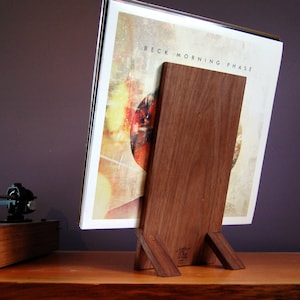 Beautiful LP Holder 1-5lp - Record Stand - Vinyl Hold - Beeswax Finish ...