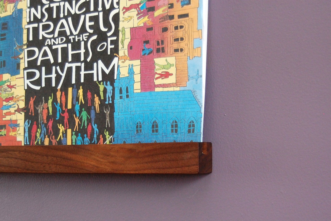 Beautiful Wall Mounted LP Holder - Floating Record Shelf - Vinyl Hold ...