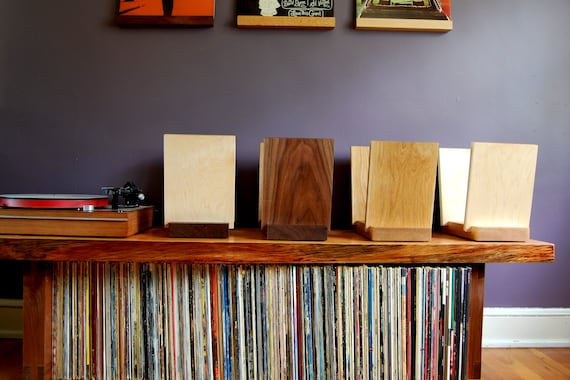 12 Vinyl Display for LP's Beautiful Solid Walnut | Etsy