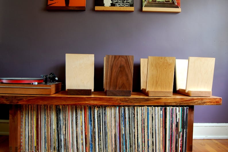 12 Vinyl Display for Lp's Beautiful Solid Walnut - Etsy