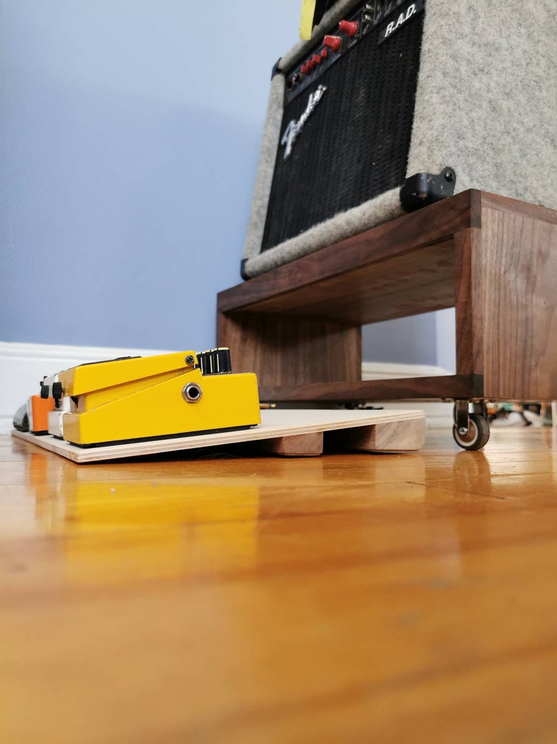 Custom Walnut Guitar Amp Stand and Pedal Board. - Etsy