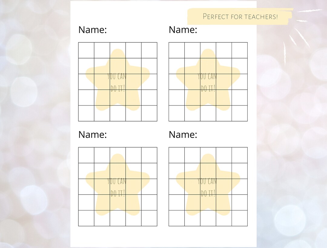 Student Teacher Sticker Chart | Multiple Sticker Charts | Reward Chart ...