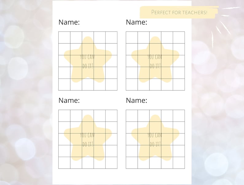 Student Teacher Sticker Chart | Multiple Sticker Charts | Reward Chart ...