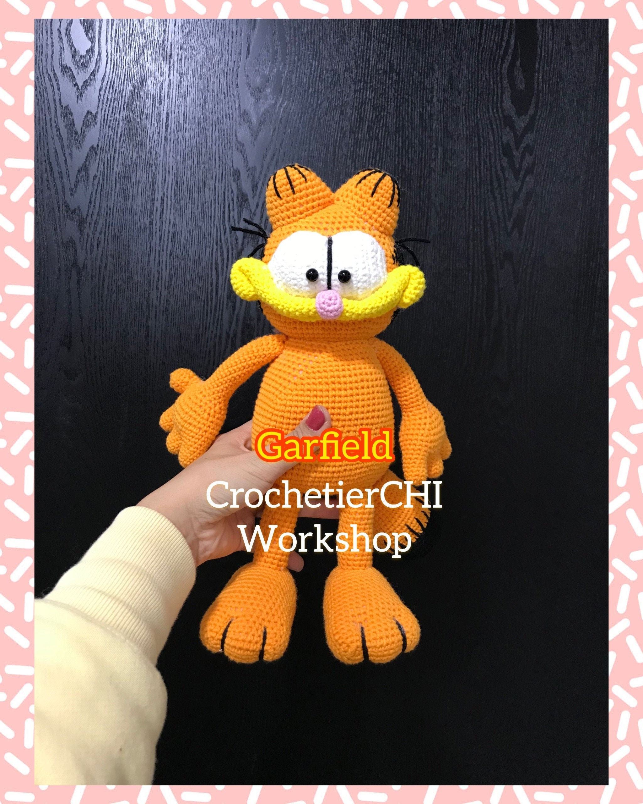 Garfield the Cat Amigurumi Pattern - Etsy Canada