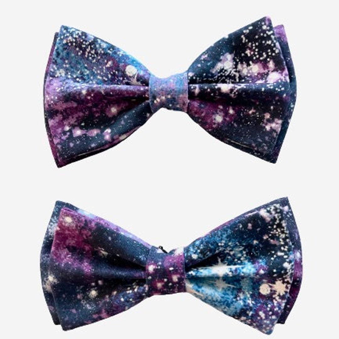 Cosmic Bow Tie Boys Astroid Bow Tie Galaxy Bow Tie Stars Bow Tie Outer ...