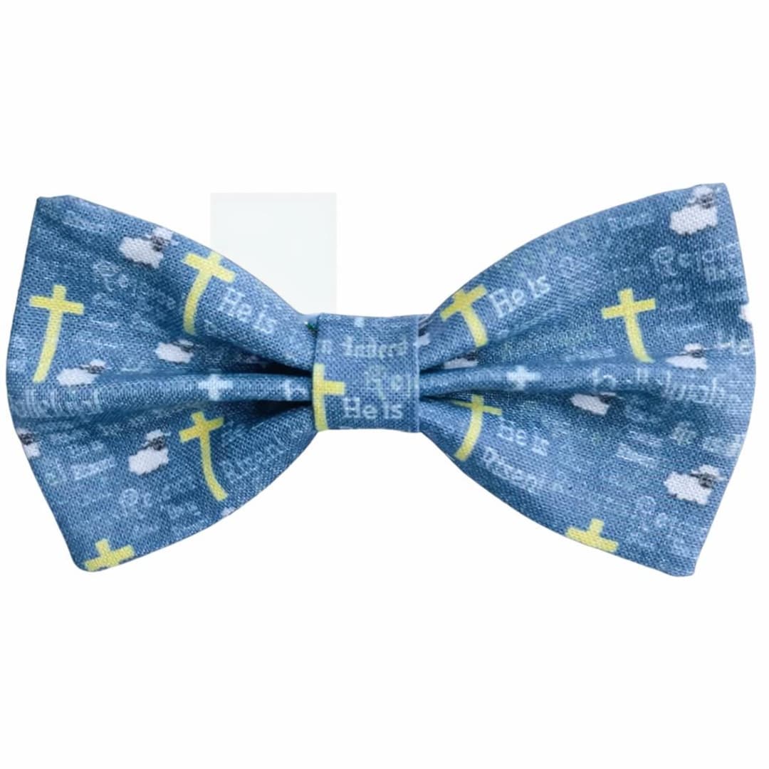 Light Blue Cross Bow Tie for Boys Easter Baptism Baby Toddler Christian ...