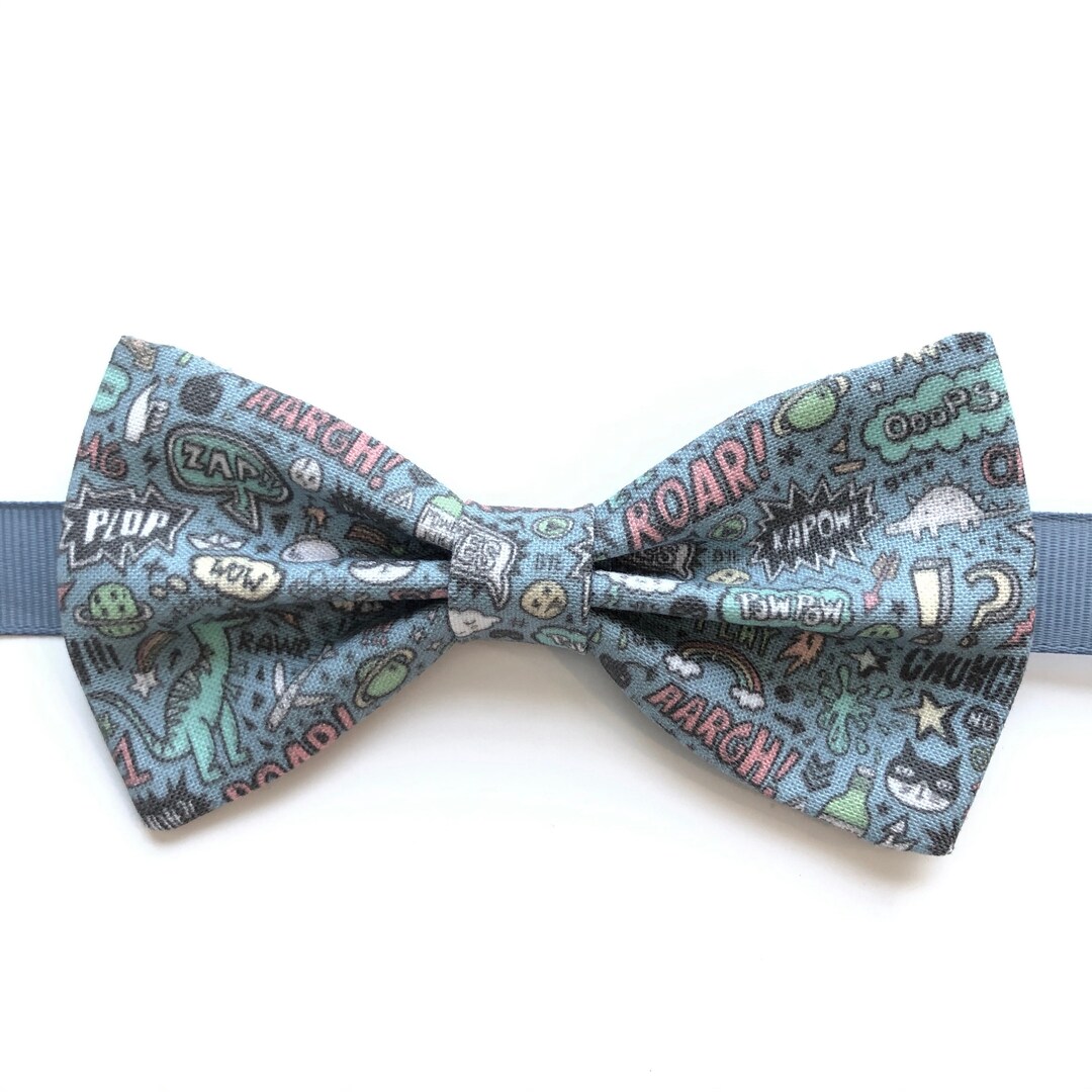 Superhero Bow Tie Action Hero Comic Boys Bow Tie Superman Comic Space Bowtie Super Hero Marvel ...