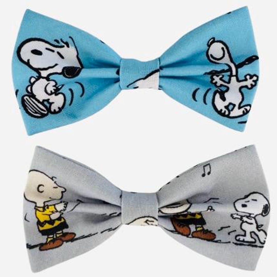 Snoopy Charlie Brown Whimsical Boys Toddler Infant Bow Tie Blue Red ...