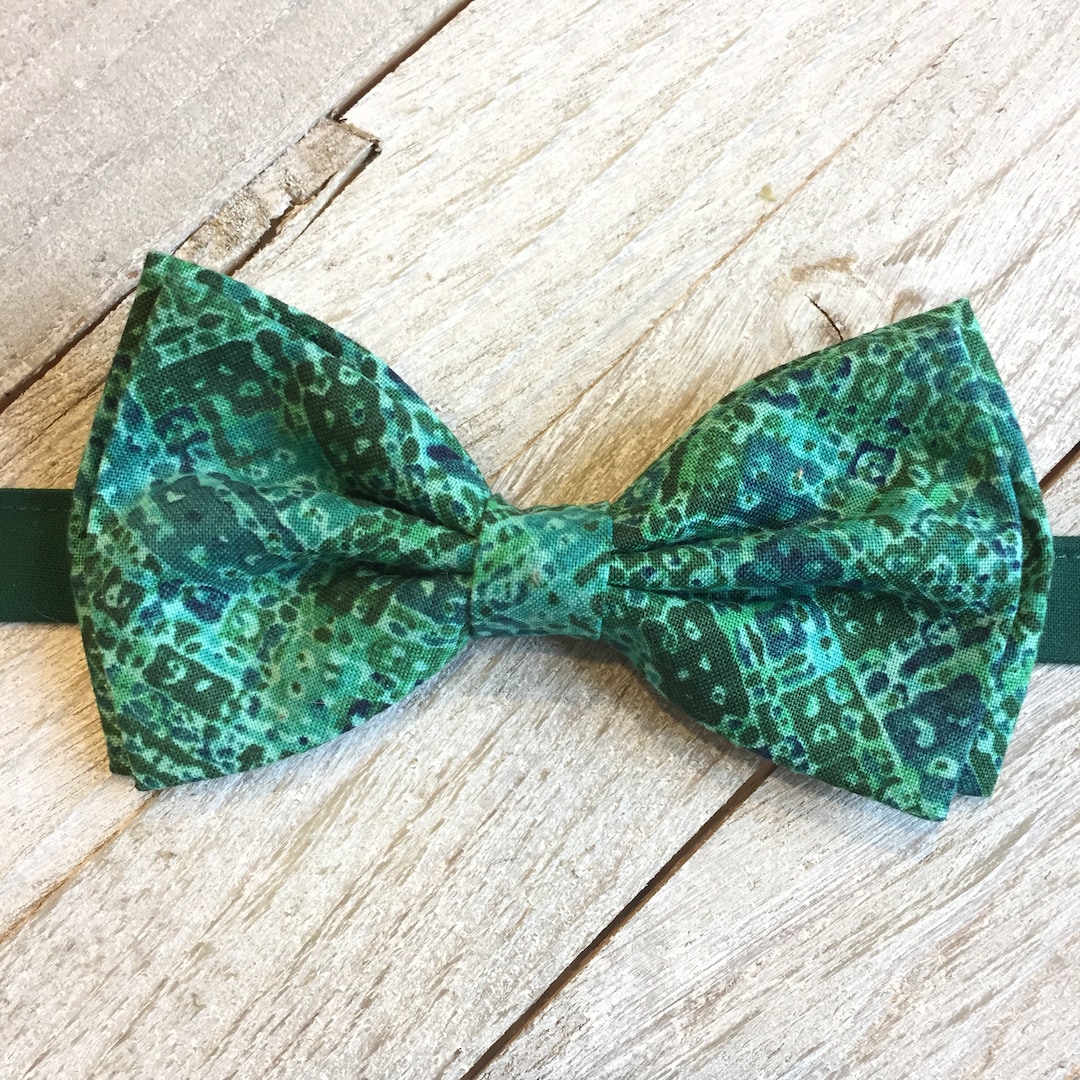 Emerald Green Bow Tie Forest Green Jade Bow Tie Juniper Green Hunter ...