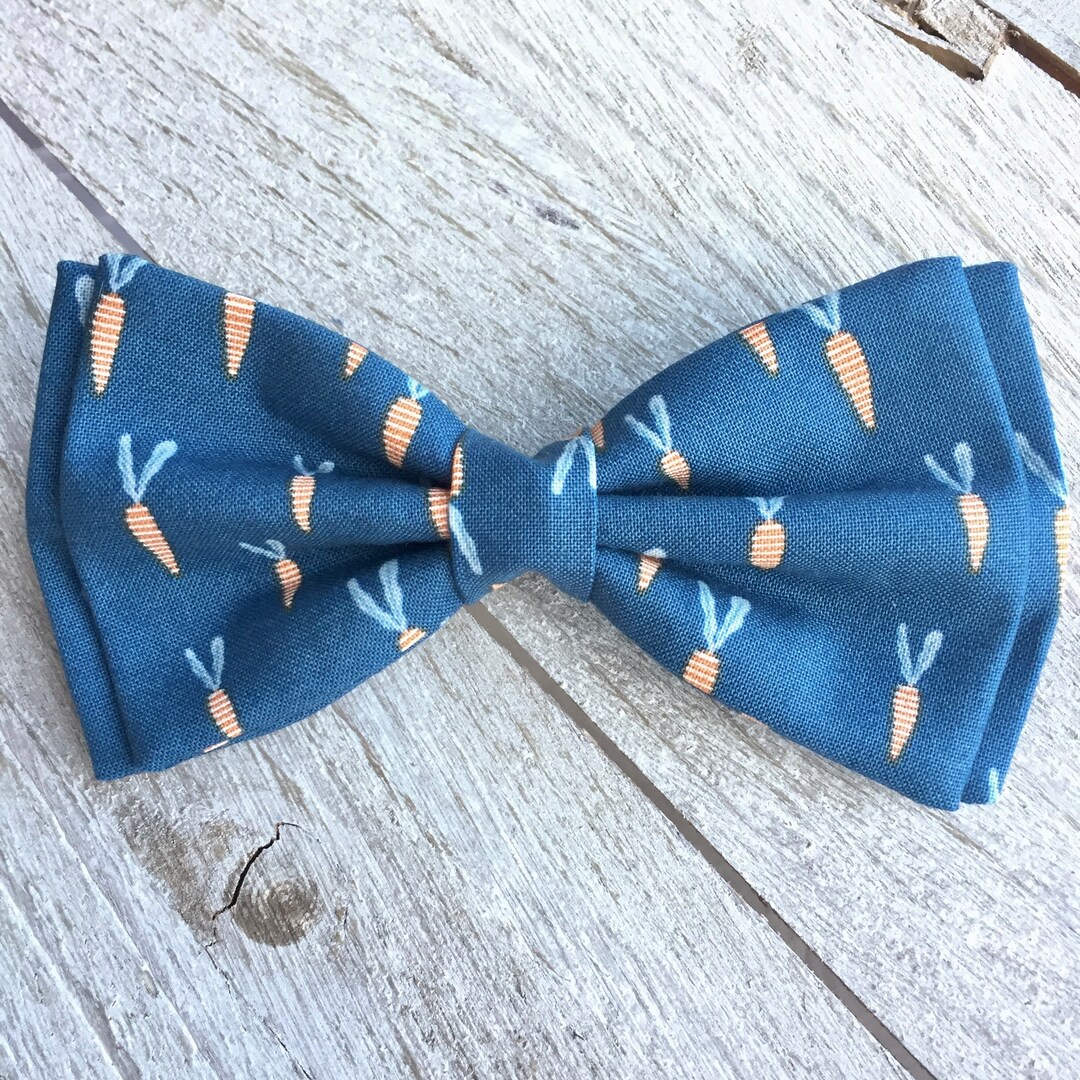 Blue Easter Bow Tie Baby Boys Carrot Bow Tie Easter Bow Tie Boys Easter ...