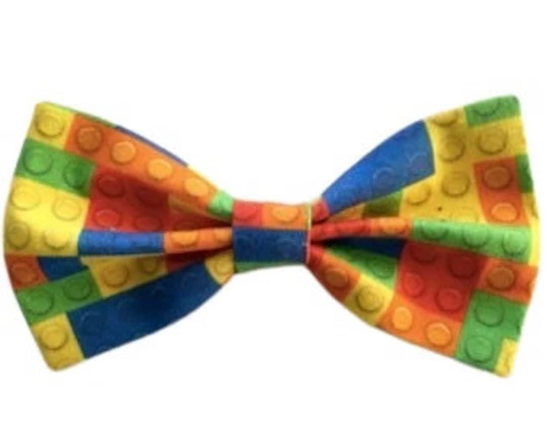 Building Block Bow Tie Boys Block Bow Tie Kids Building Bow Ties Boys ...