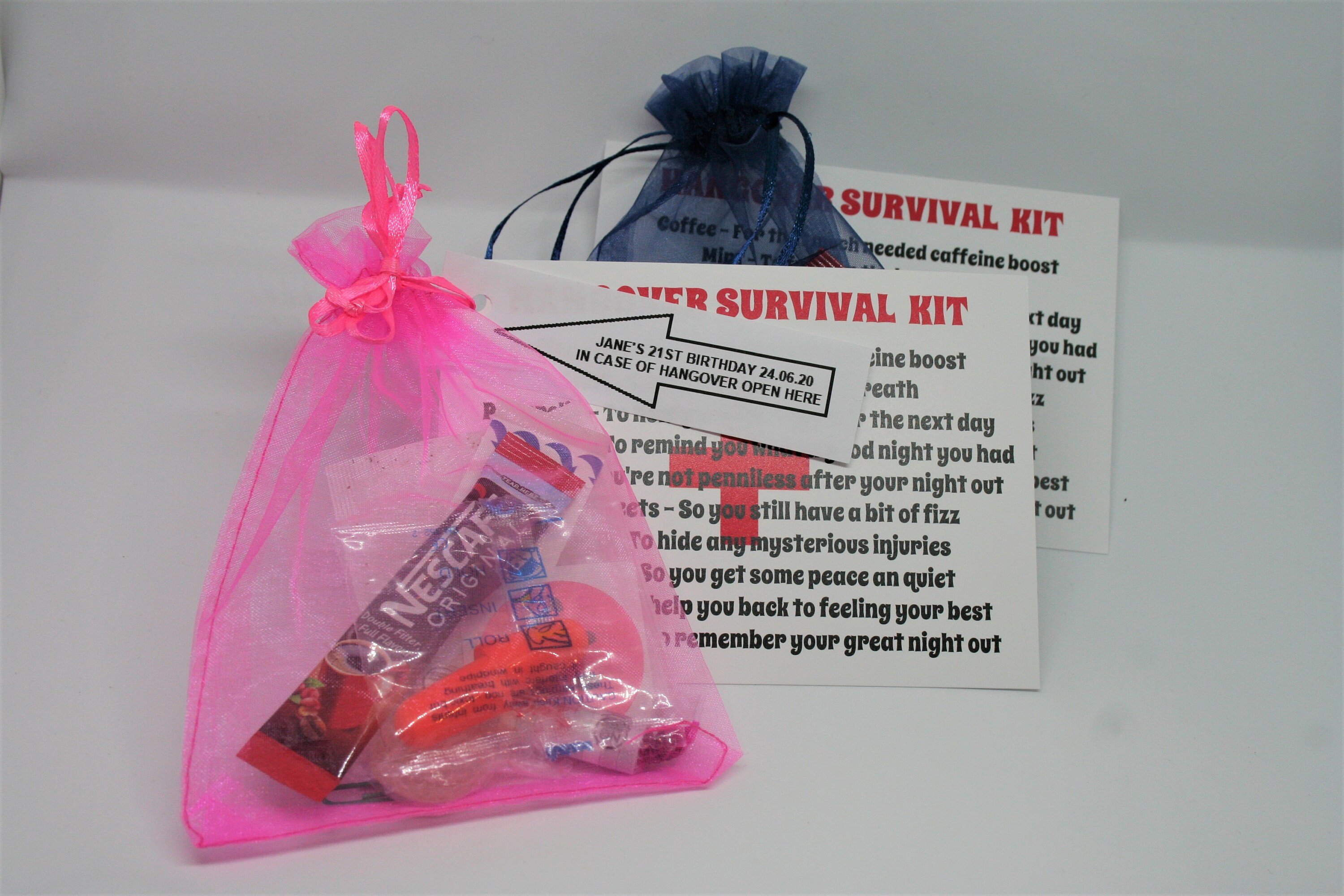 Luxury Hangover Survival Kit - Minimise the Hangover Maximise the ...