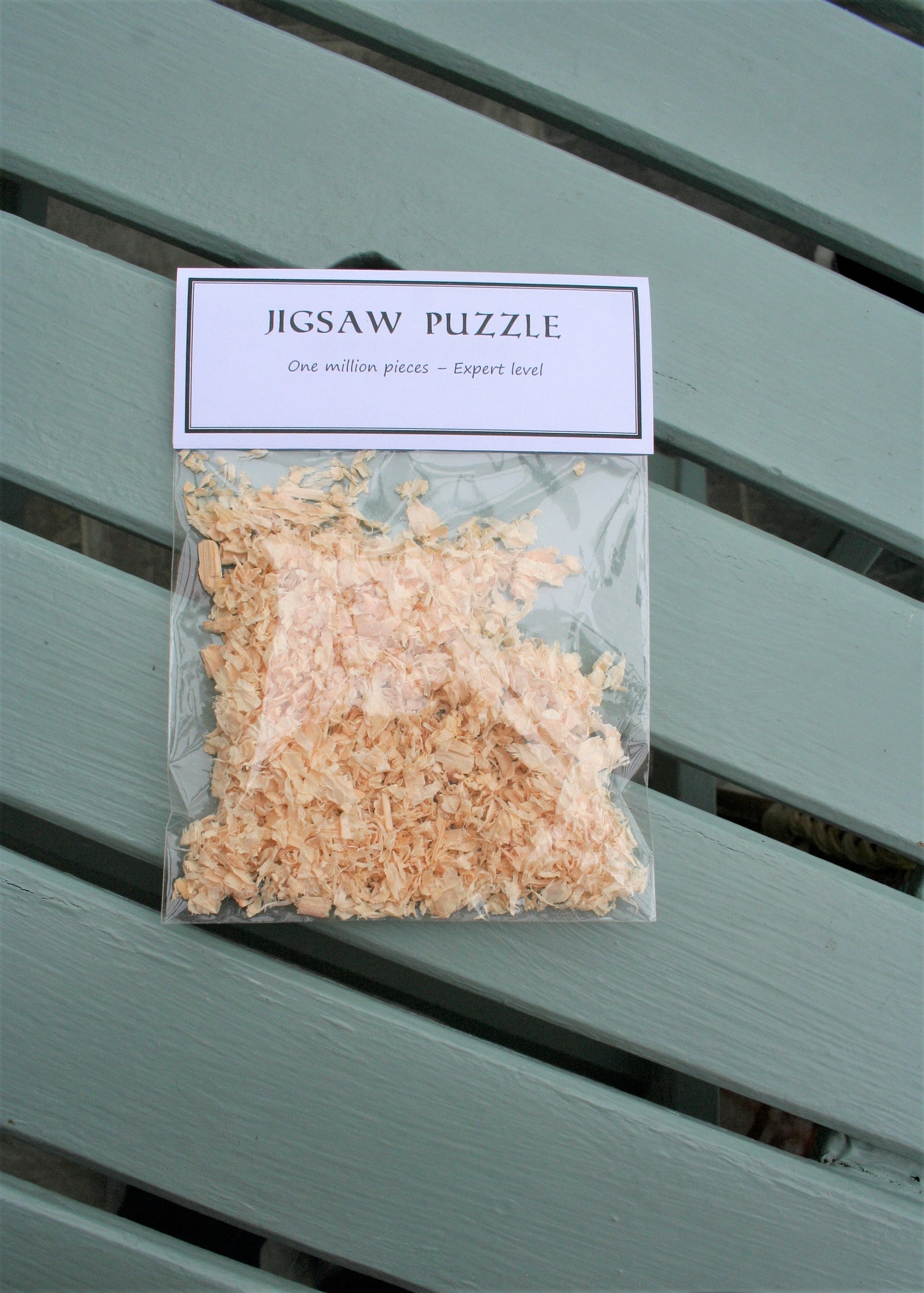 Jigsaw Puzzle - One Million Piece - Expert Level - Fun Novelty Joke ...