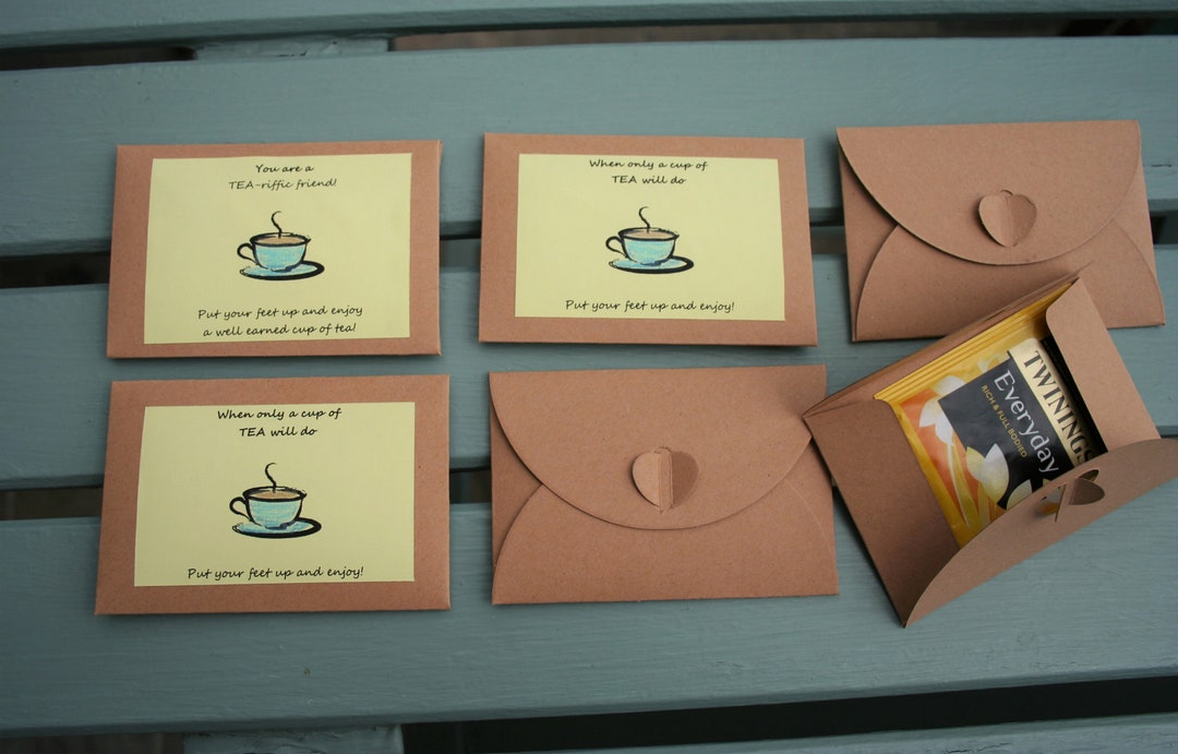 Mini Tea-riffic Envelope Gift - Thank You - Friend - Tea Lover - Teabag ...