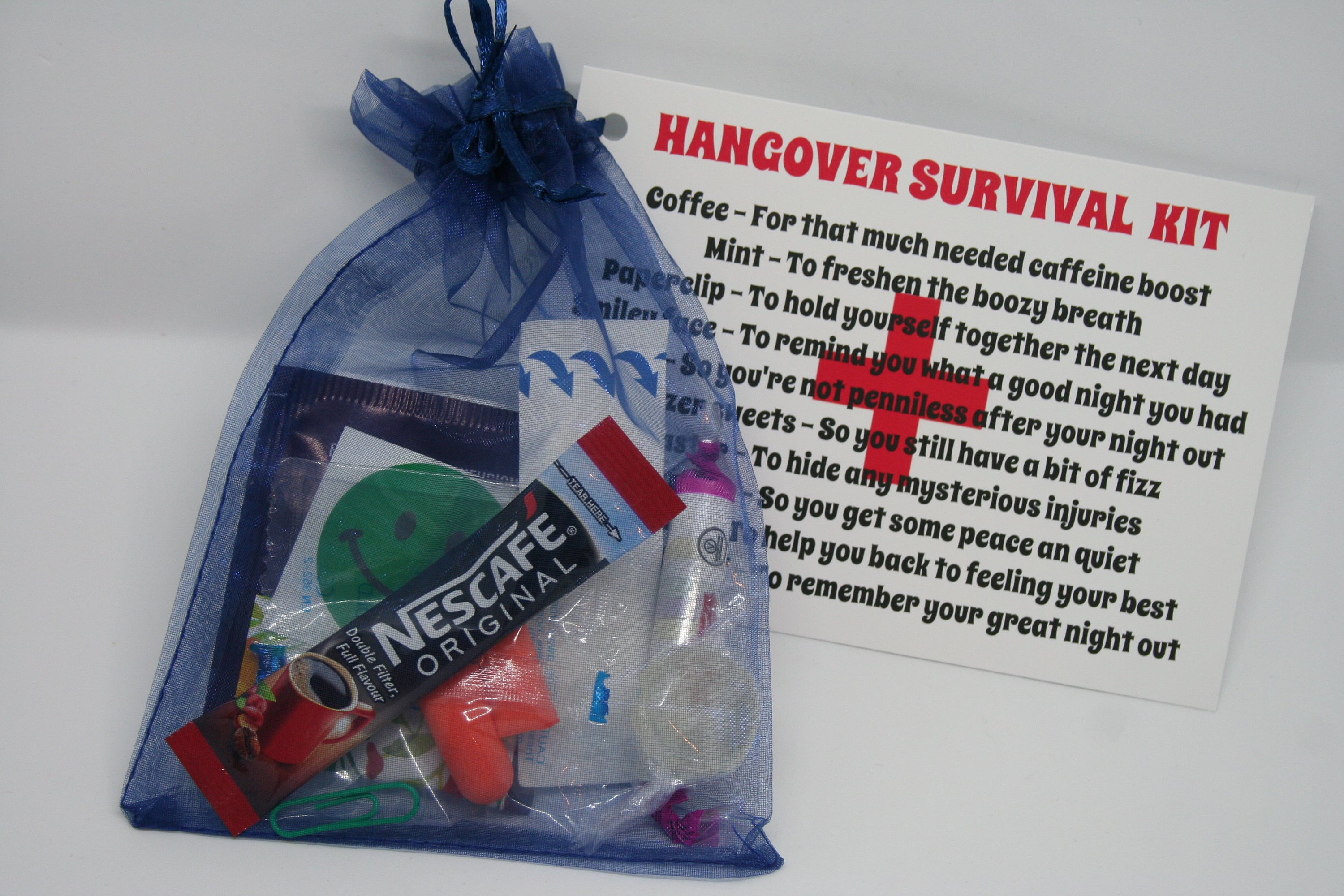 Luxury Hangover Survival Kit Minimise the Hangover Maximise | Etsy UK