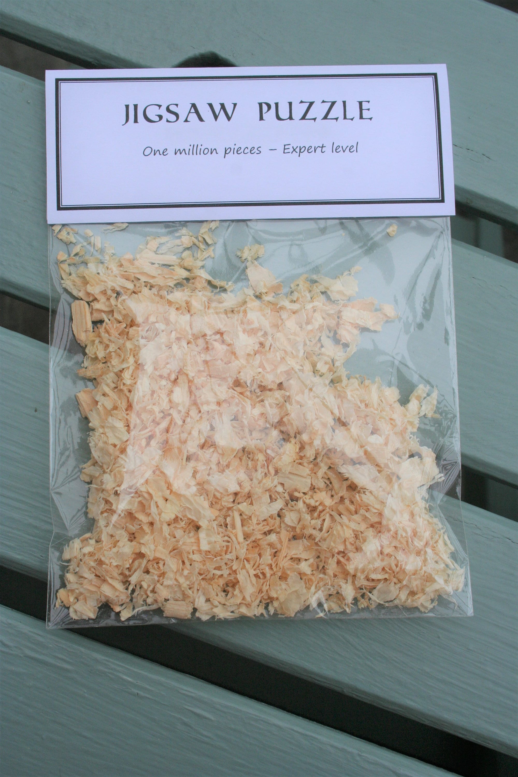 Jigsaw Puzzle - One Million Piece - Expert Level - Fun Novelty Joke ...