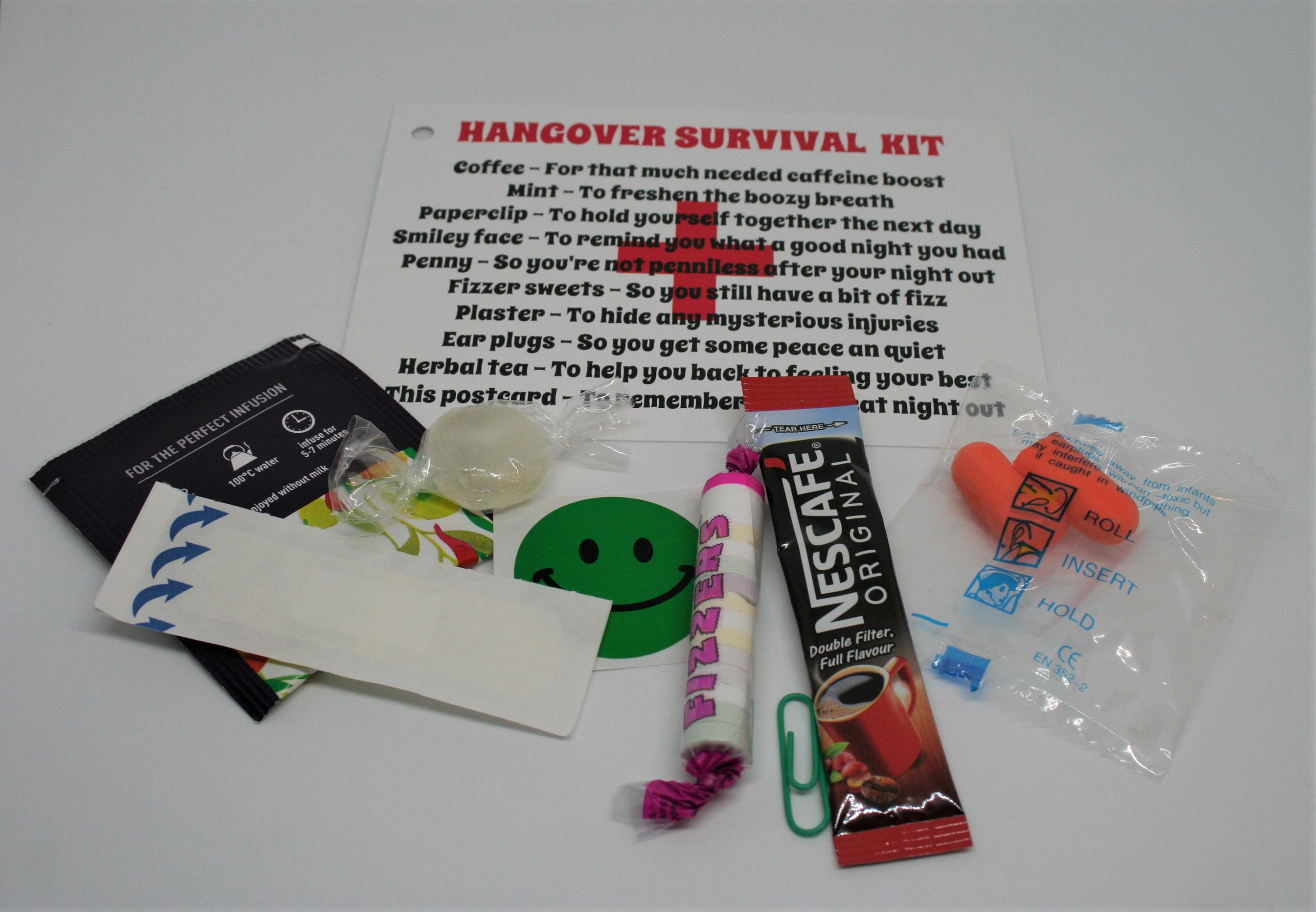 Luxury Hangover Survival Kit Minimise the Hangover Maximise | Etsy UK