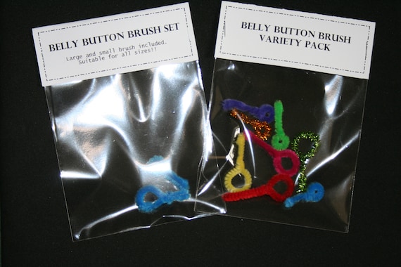 Belly Button Brush Set Large and Small Brush Included | Etsy