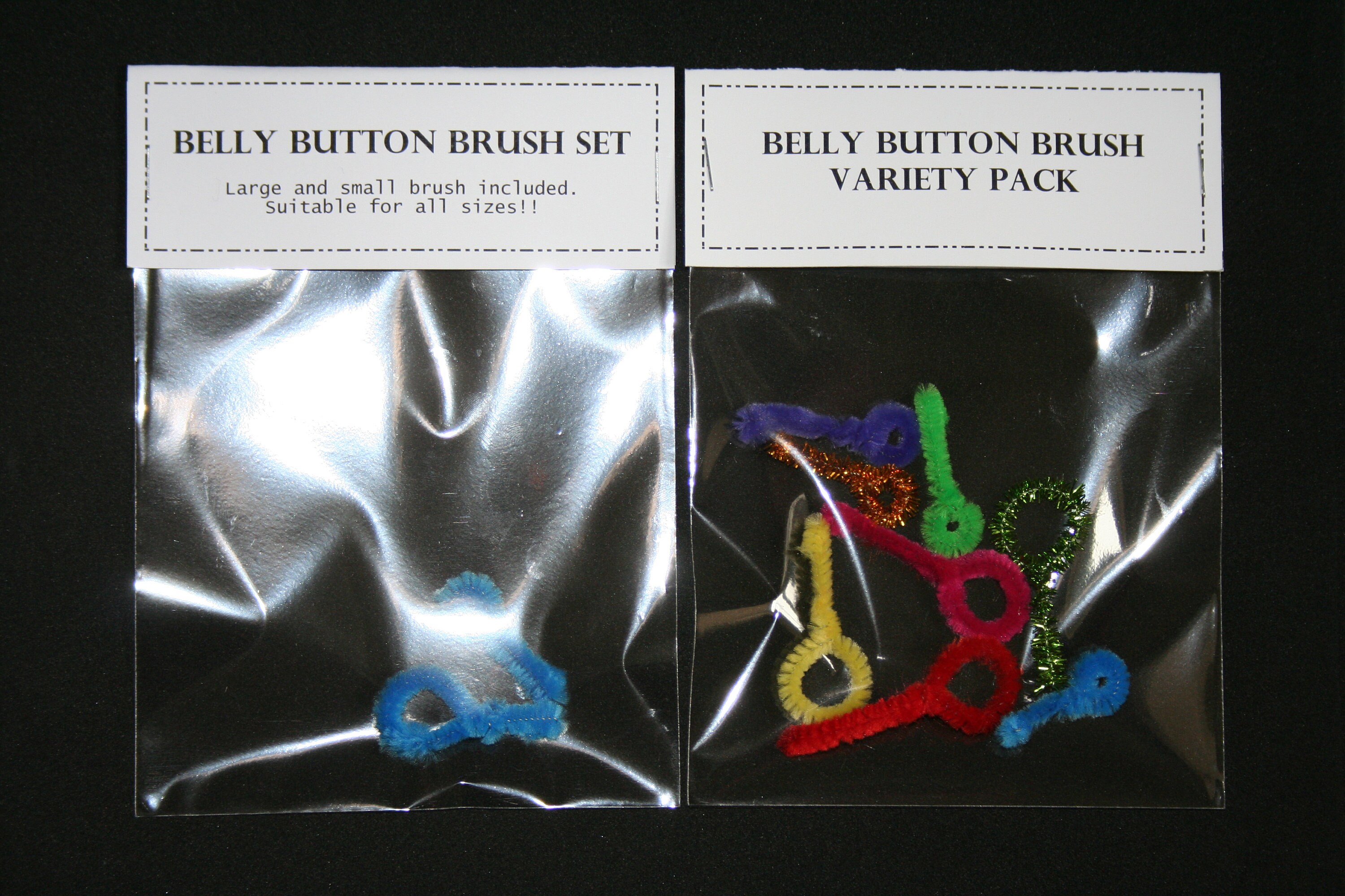 Belly Button Brush Set Large and Small Brush Included - Etsy UK