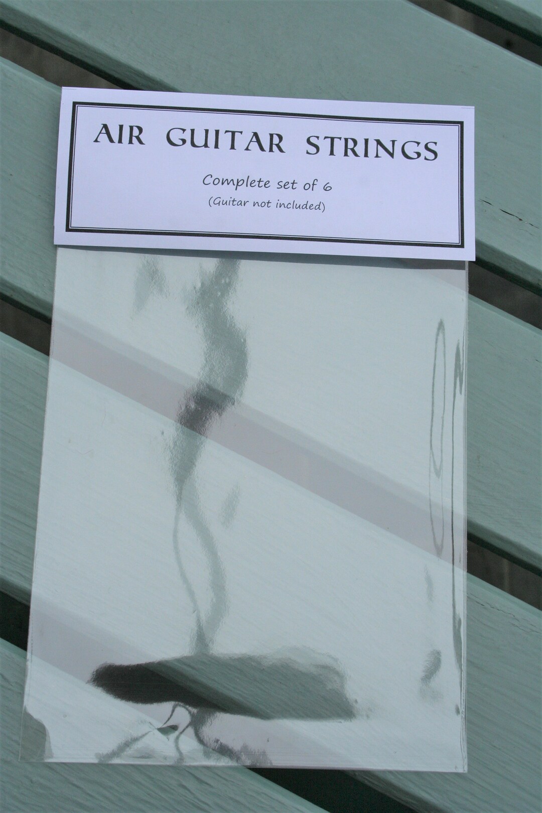 Air Guitar Strings Set of 6 guitar Not Included Fun Joke Gift for ...
