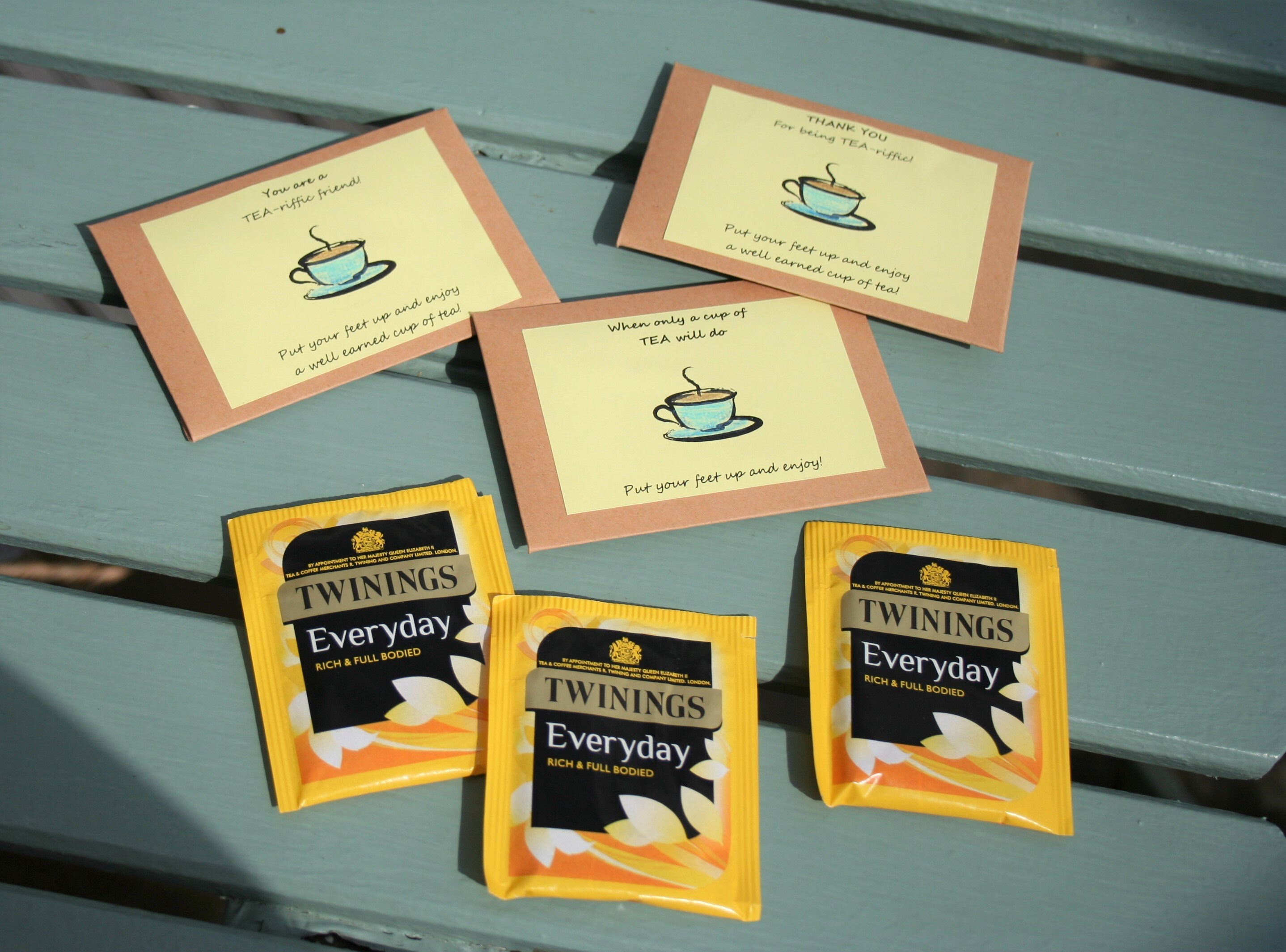 Mini Tea-riffic Envelope Gift - Thank You - Friend - Tea Lover - Teabag ...