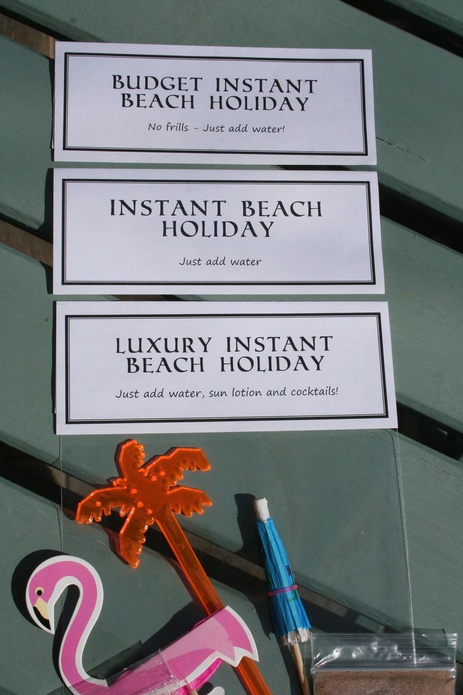 INSTANT BEACH HOLIDAY - Just Add Water! for When You Want a Real ...